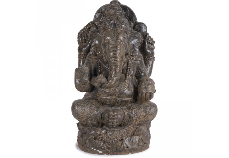 Statue Ganesh assis H 90 cm intérieur/extérieur | Koh Deco